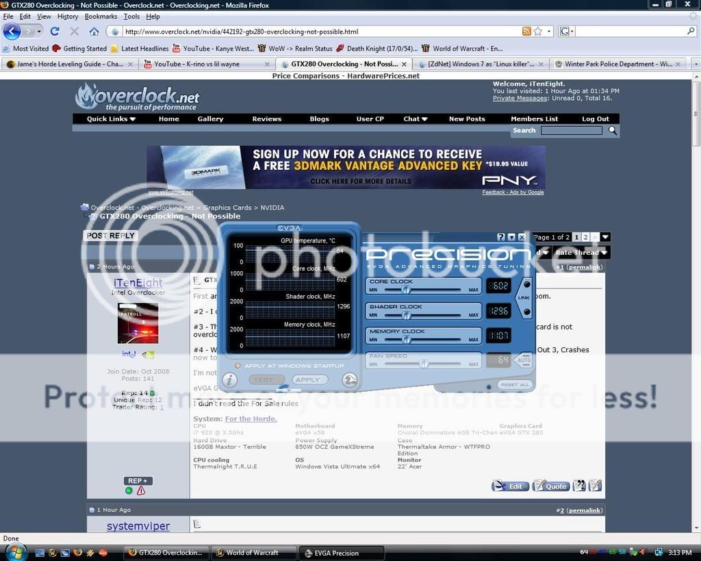 GTX280 Overclocking - Not Possible | Overclock.net